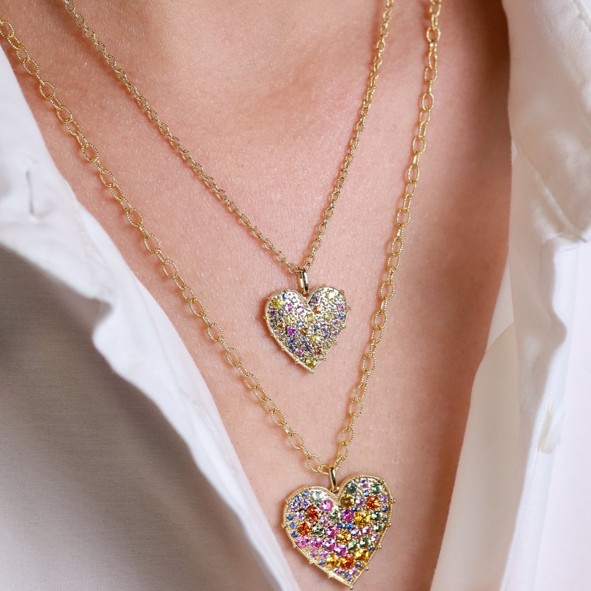 Rainbow Sapphire Jewelry | Vibrant Sapphire Collection | Sethi Couture