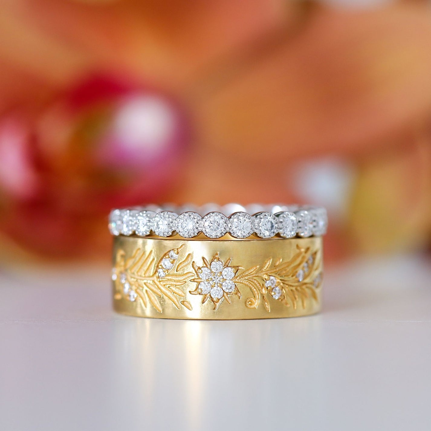 18K Gold No. 72 Juliette Curated Ring Stack | Sethi Couture
